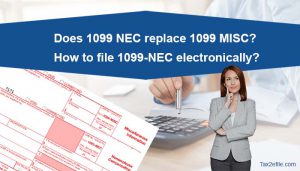 IRS Form 1099-MISC vs 1099-NEC | How to e-file with Tax2efile