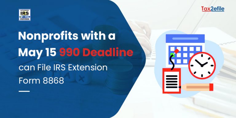 IRS Extension Form 8868: Non-Profit Organization Extension Form