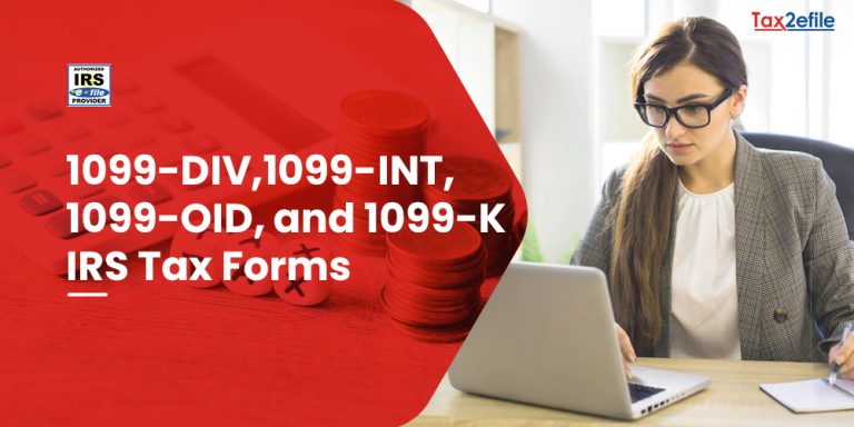 IRS Tax Forms | Form 1099-DIV, 1099-INT, 1099-OID, 1099-K